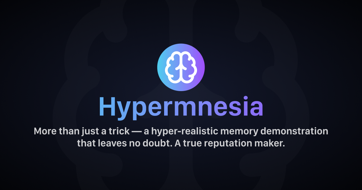 Hypermnesia